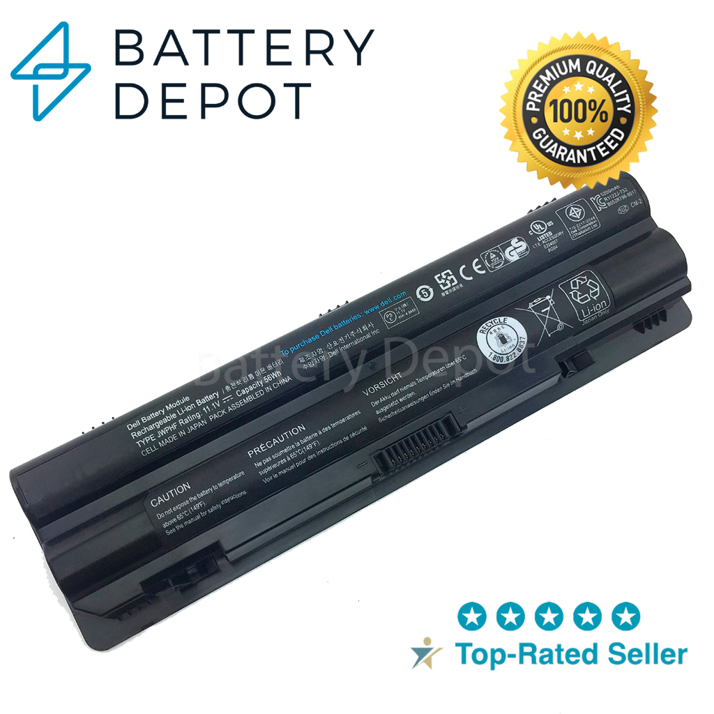 เดล แบตเตอรี่ OEM JWPHF (สำหรับ XPS 14 XPS 15 XPS 17 L401X L501X L502X ...