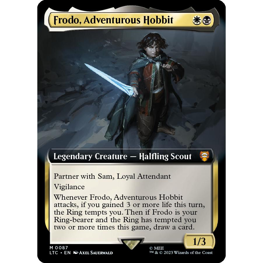 Frodo, Adventurous Hobbit การ์ด Magic The Gathering ของแท้ จากชุด The ...