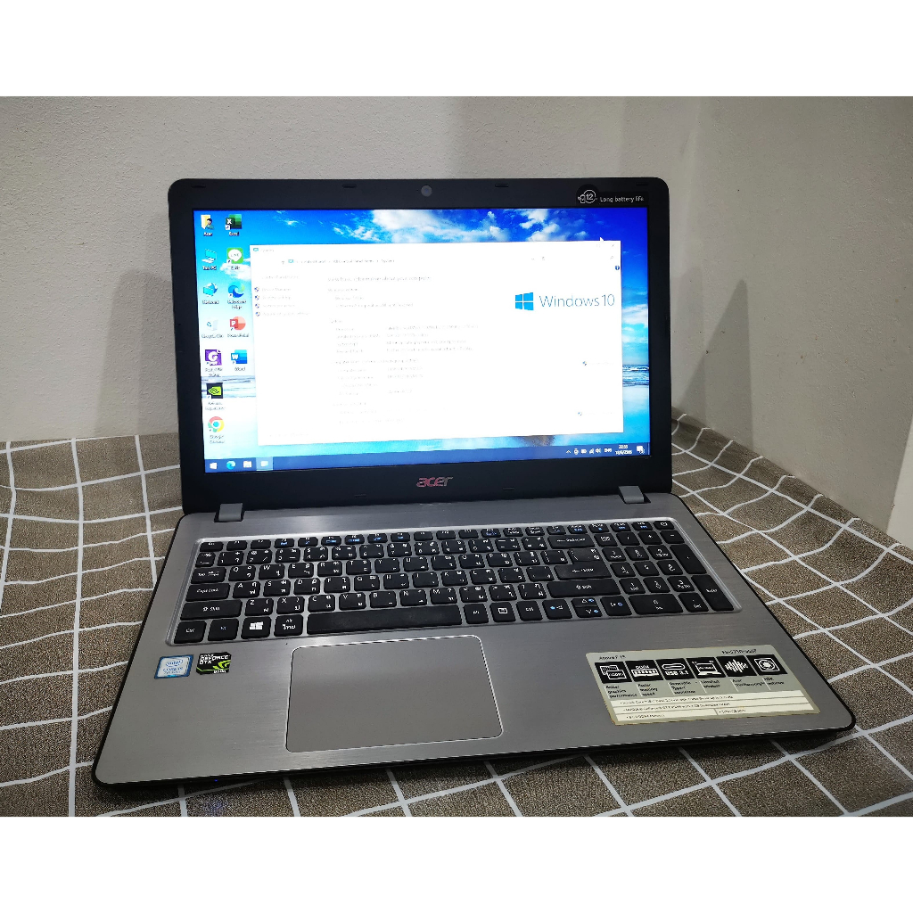 Notebook Acer Aspire F5-573G-566F **สินค้ามือ2 สภาพดี | Shopee Thailand