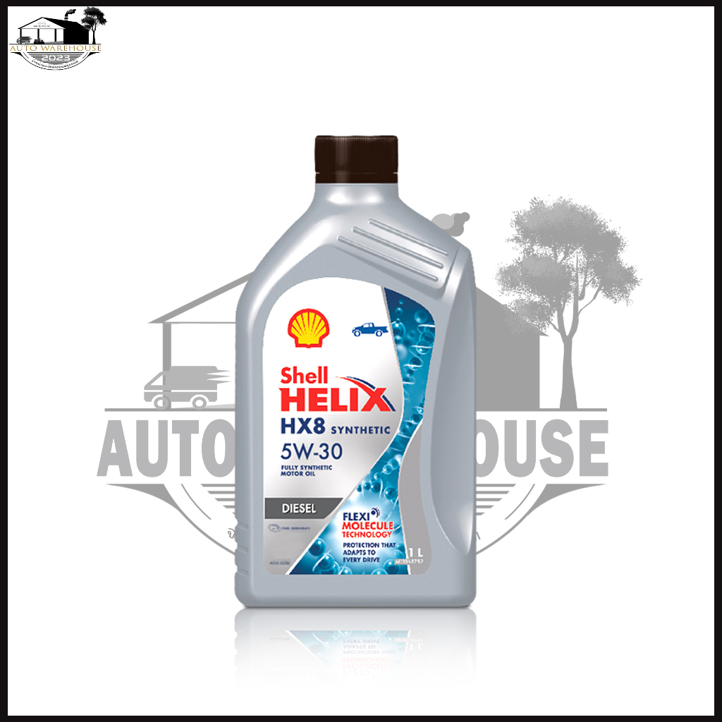 Shell HELIX HX8 5W-30 DIESEL SYNTHETIC ดีเซล สังเคราะห์แท้100% 1 ลิตร ...