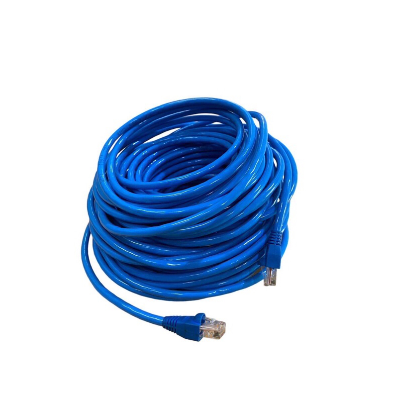 สายแลน cat6 35 เมตร LAN Cable 35M สีน้ำเงิน | Shopee Thailand