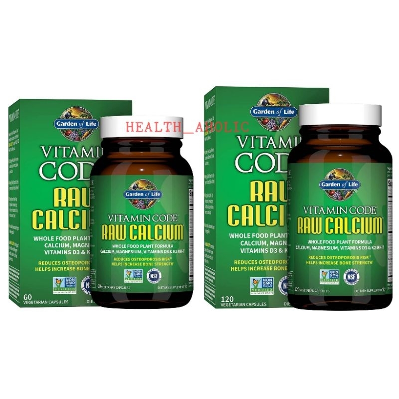 ️พร้อมส่ง ️Vitamin Code - Raw Calcium (60&120 Capsules) | Shopee Thailand