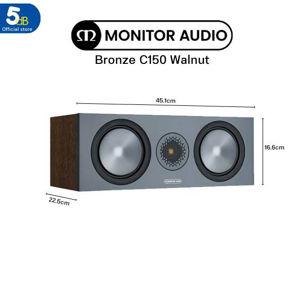 MONITOR AUDIO รุ่น BRONZE - C150 (WALNUT) Center Speaker | Shopee Thailand