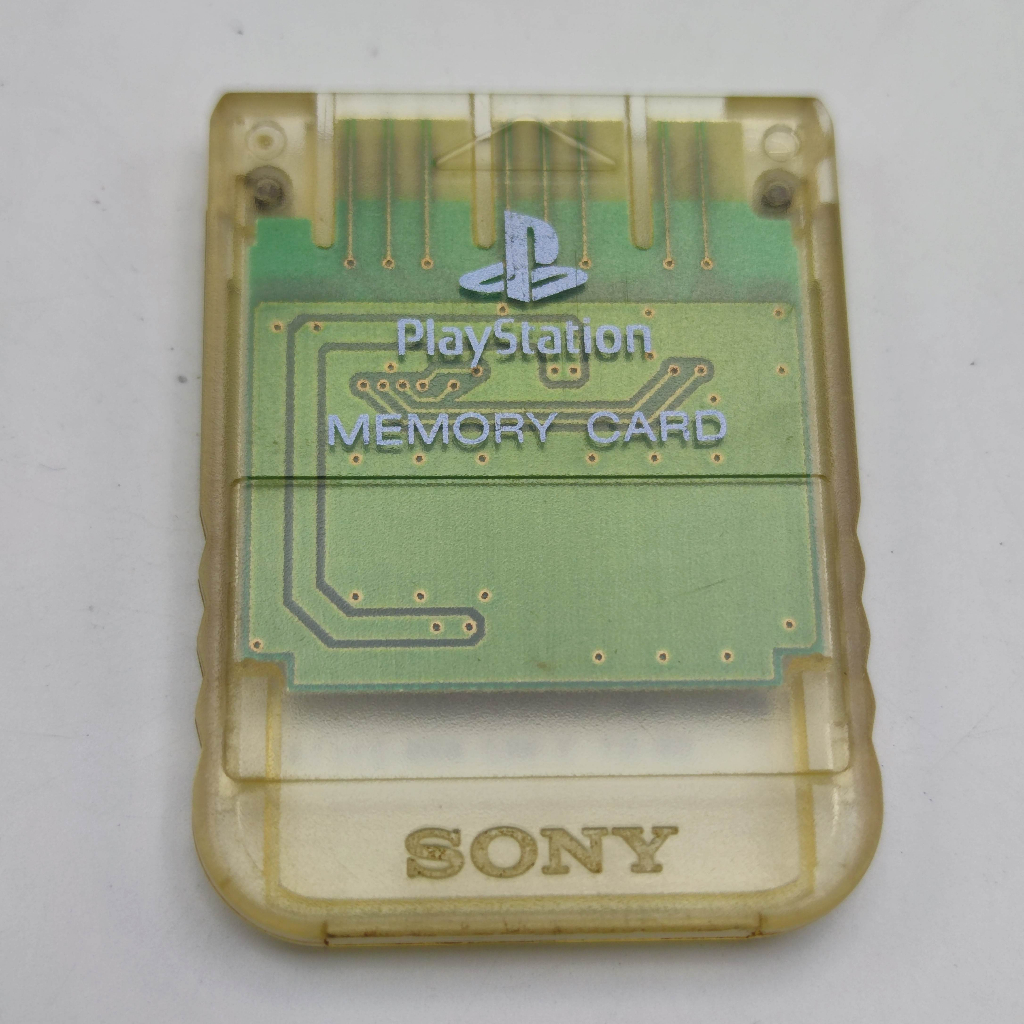 PS1 เมมเซฟเกมส์ ของแท้ SONY ใช้งานได้ปกติ Memory Card Save PSone ...