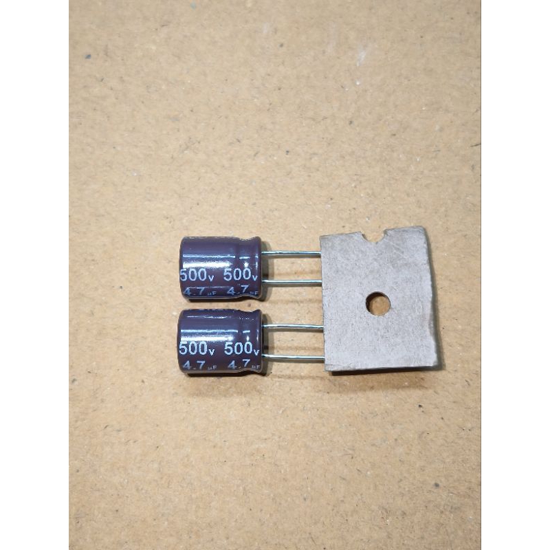 Capacitor คาปาซิเตอร์ 500v C4.7uf ( 2ชิ้น ) | Shopee Thailand