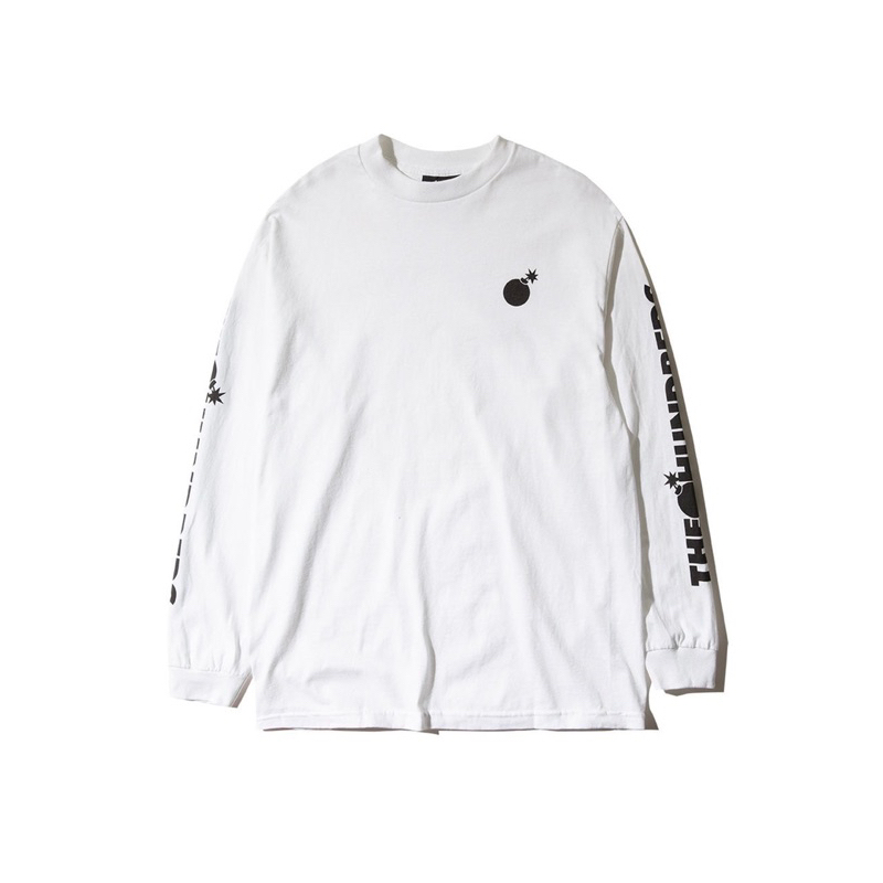 The Hundreds Bomb LS tee (white) | Shopee Thailand