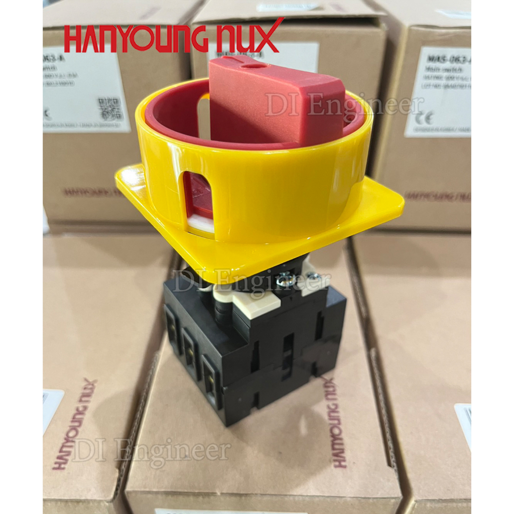 Main Switch Mas-025-A , Mas-063-A ( On-Off ) 600V ยี่ห้อ HANYOUNG NUX ...