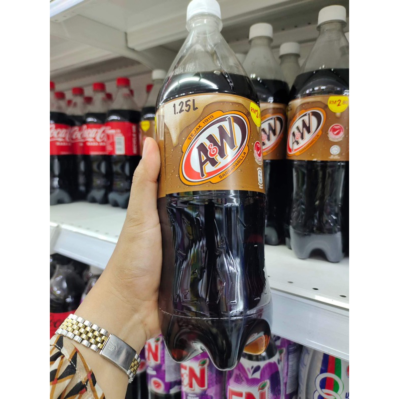 A&W และ Sarsi เป็นน้ำ Root Beer Sarsaparilla (1.25L/1L) น้ำอัดลม ...