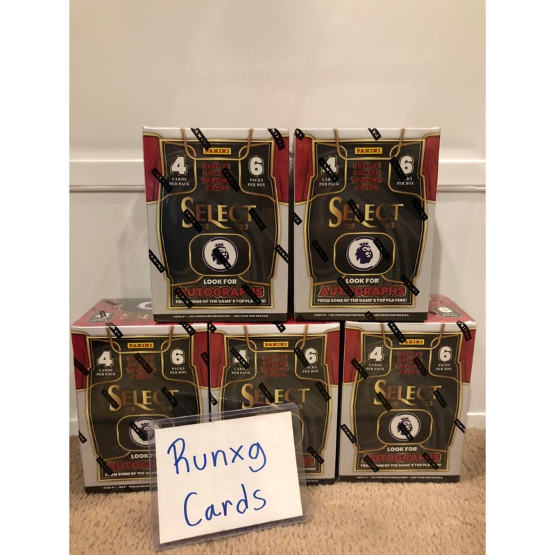 🚨พร้อมส่ง🚨2022-23 Panini Soccer Select Premier League Blaster Box ...