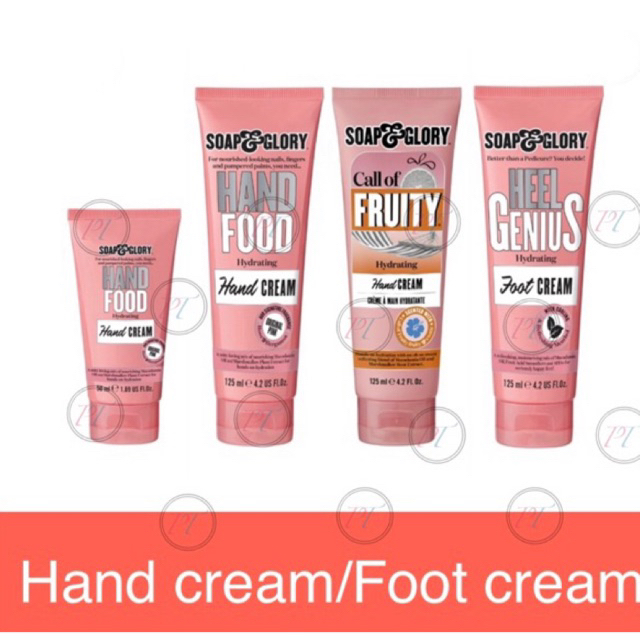 Soap and glory hand cream, foot cream โซพ แอนด์ กลอรี่ แฮนด์ ฟู๊ด ไฮเดร ...