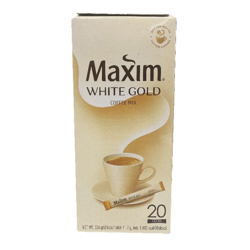 Maxim White Gold Instant Coffee 234g/20ซอง กาแฟสำเร็จรูป 3in1 | Shopee ...