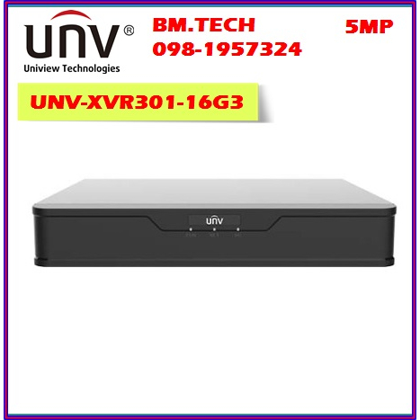 เครื่องบันทึก DVR, NVR, XVR UNV-XVR301-16G3 รองรับกล้องอนาล็อก HD 5MP | Shopee Thailand