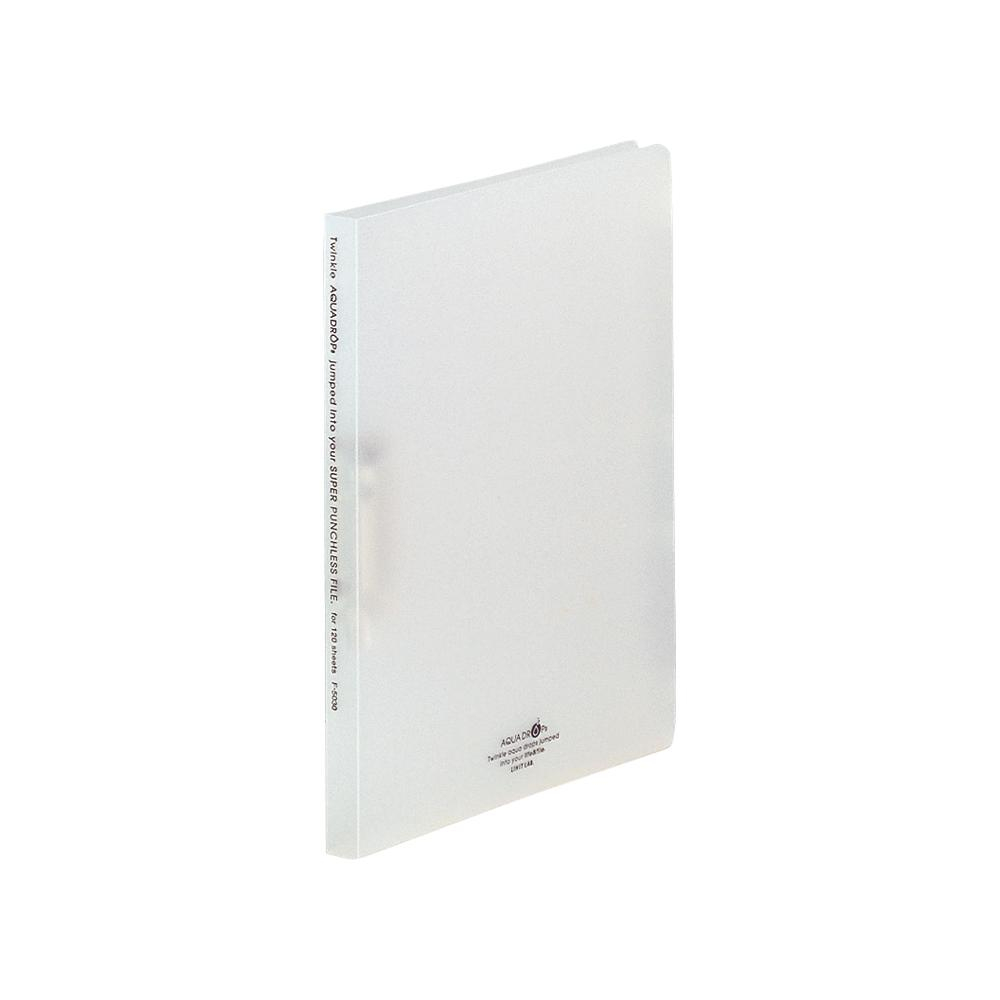 แฟ้มหนีบไซส์ A4 (LIHIT Aqua Drops Super Punchless File A4) F-5030 | Shopee Thailand