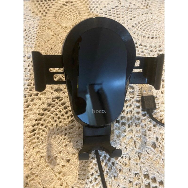 HOCO CA105 ที่ยึดโทรศัพท์ในรถยนต์ เป็นแท่นชาร์จไร้สายในตัว ชาร์จเร็ว 15W แท่นชาร์จไร้สายในรถ ...
