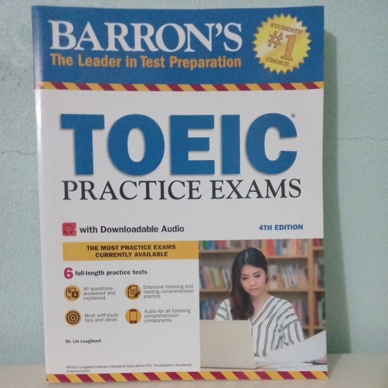 [คู่มือเตรียมสอบโทอิค] BARRON'S TOEIC PRACTICE EXAMS | Shopee Thailand