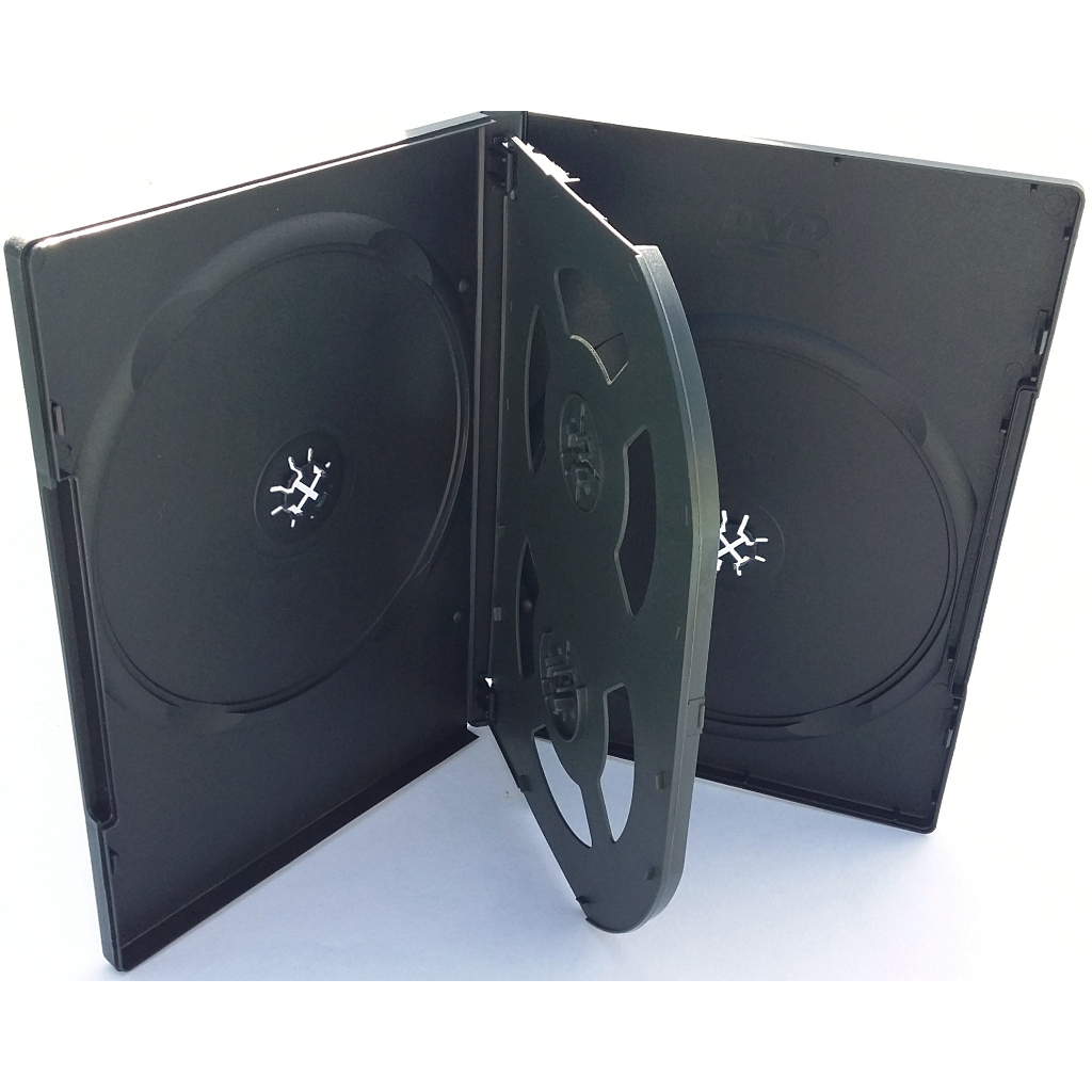 กล่องใส่แผ่น CD/ DVD 6แผ่น แบบหนา สีดำ | Shopee Thailand