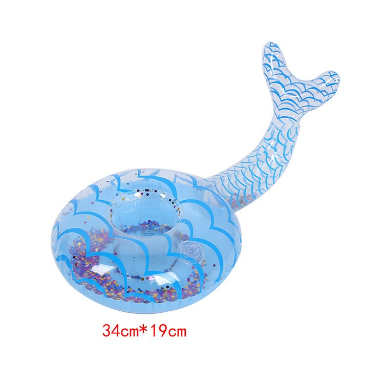 JQK ห่วงยางจิ๋วเป่าลมวางแก้วน้ำ ( มี 8 ลายให้เลือก ) รุ่น E012-E013-E014-E015-E016-E017-E018 ...