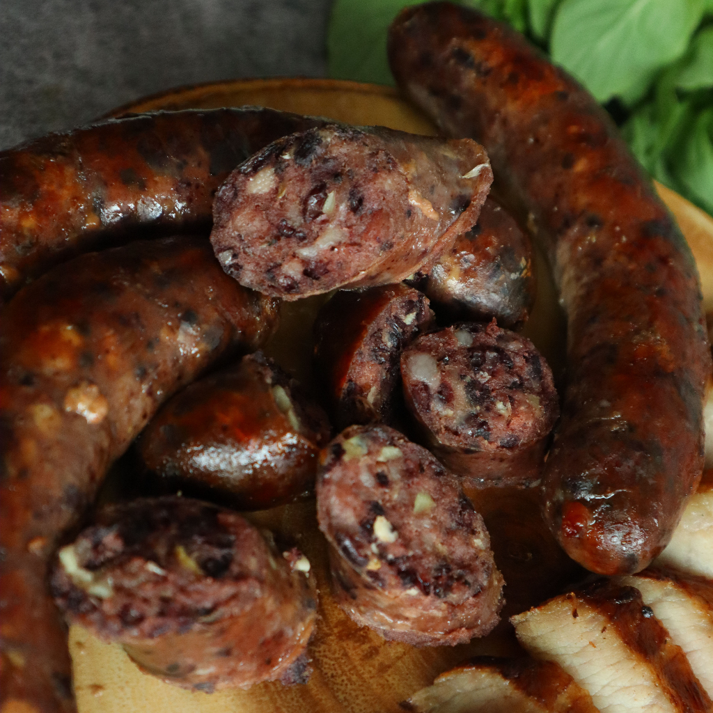 Uncle Boss_Isaan Kurobuta Riceberry Sausage | Shopee Thailand