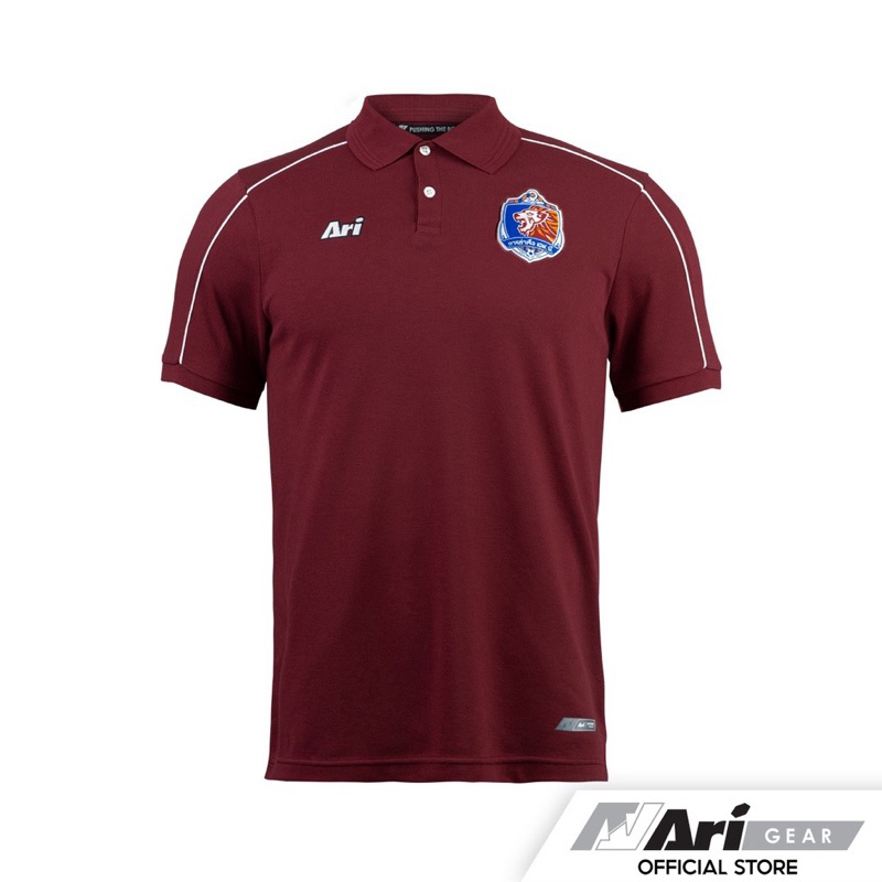 ARI PORT FC ACL 2022 POLO - BURGUNDY/WHITE เสื้อ อาริ โปโล อาริ การท่าเรือ เอฟซี สีเบอร์กันดี ...