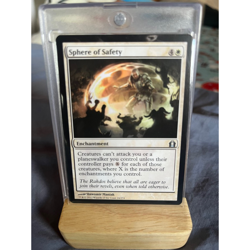 การ์ด MTG Sphere of Safety White Magic the gathering EDH รุ่น RTR สภาพ ...
