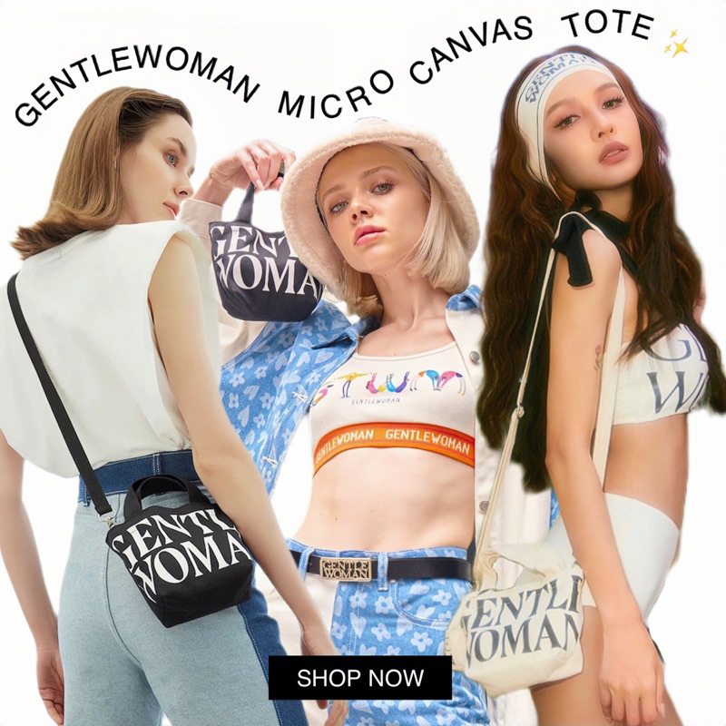 [พร้อมส่ง] มีป้ายแท็ก กระเป๋า GENTLEWOMAN MICRO CANVAS TOTE | Shopee Thailand