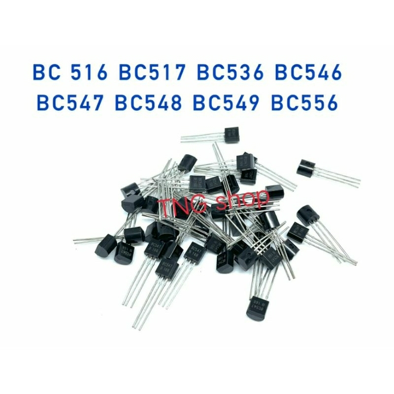 ราคาแพ็ค10ตัว ทรานซิสเตอร์ TO92 BC516 BC517 BC546 BC547 BC548 BC549 BC550 BC556 สินค้าพร้อมส่ง ...