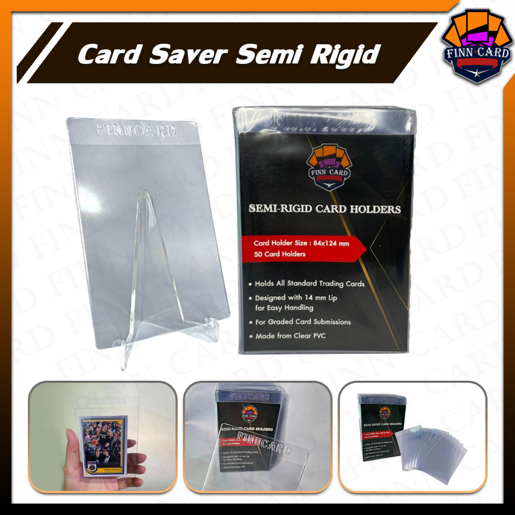 Card Saver Semi Rigid ซองการ์ดเตรียมส่งเกรด ซองการ์ดเกรด Finncard (ราคา ...