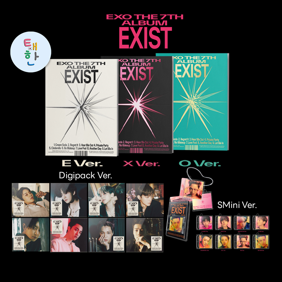 พร้อมส่ง [EXO] อัลบั้ม The 7th Album ‘EXIST’ (PHOTOBOOK / SMini / DIGIPACK VER.) | Shopee Thailand