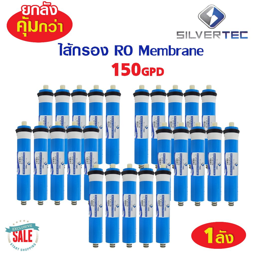 ยกลัง ไส้กรองRO 150 GPD ไส้กรองเมมเบรน Fastpure ไส้กรองน้ำดื่ม RO ...