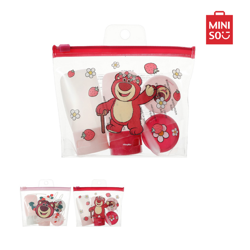 MINISO ชุดขวดแบ่ง สำหรับเดินทาง Travel Kit Lotso Collection จำนวน 4 ...