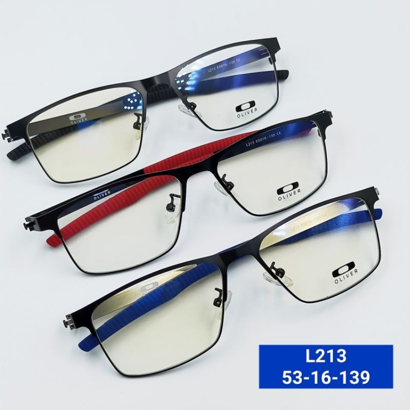 กรอบแว่นตา OLIVER L213 Eyewear ทรงคเต็มกรอบ ขาไม่สปริง น้ำหนักเบา กรอบ ...