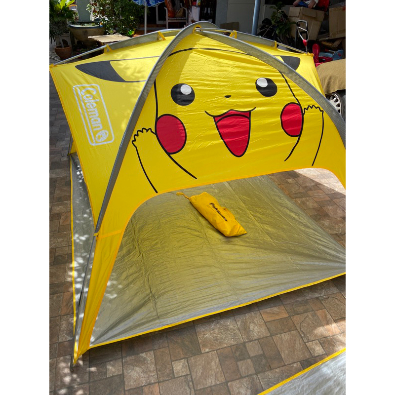Coleman Pokemon Sunshade Camping Tent เต้นท์ชายหาด เต้นท์บังแดด โปเก ...