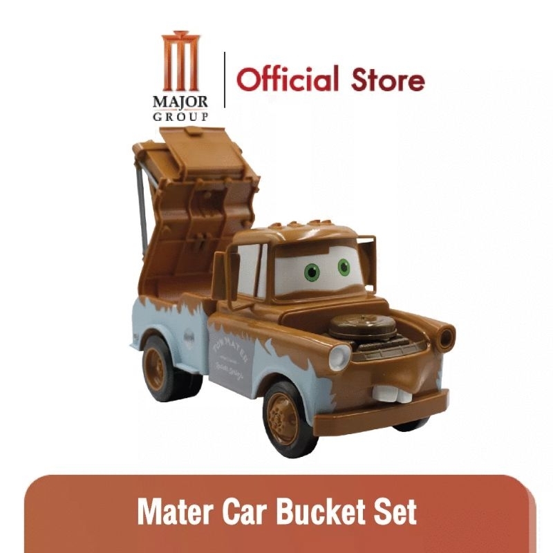 🎈พร้อมส่ง🎈ถังป๊อปคอร์น รถเมเทอร์ คาล์ บัคเก็ต Mater Car Bucket Set ของ ...