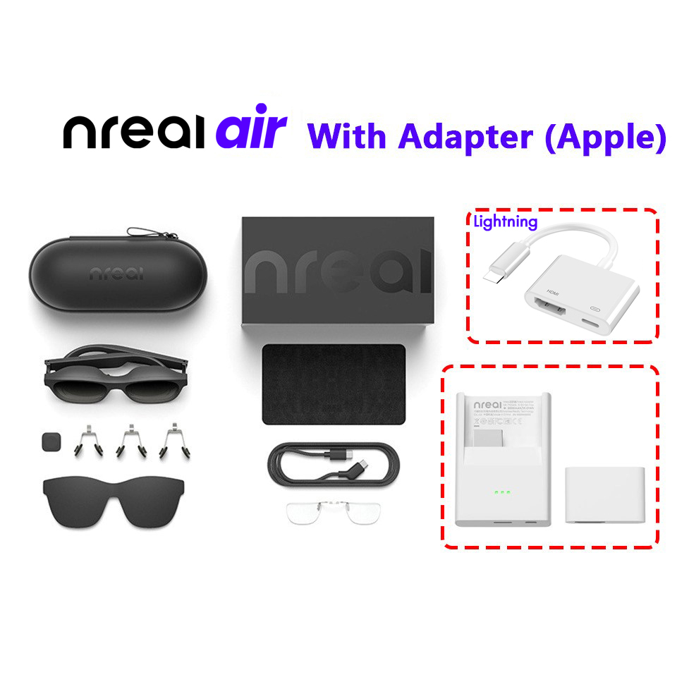 Nreal Air แว่น AR อัจฉริยะ คมชัดเทียบเท่าจอ 201 นิ้ว สำหรับดูหนัง เล่น ...