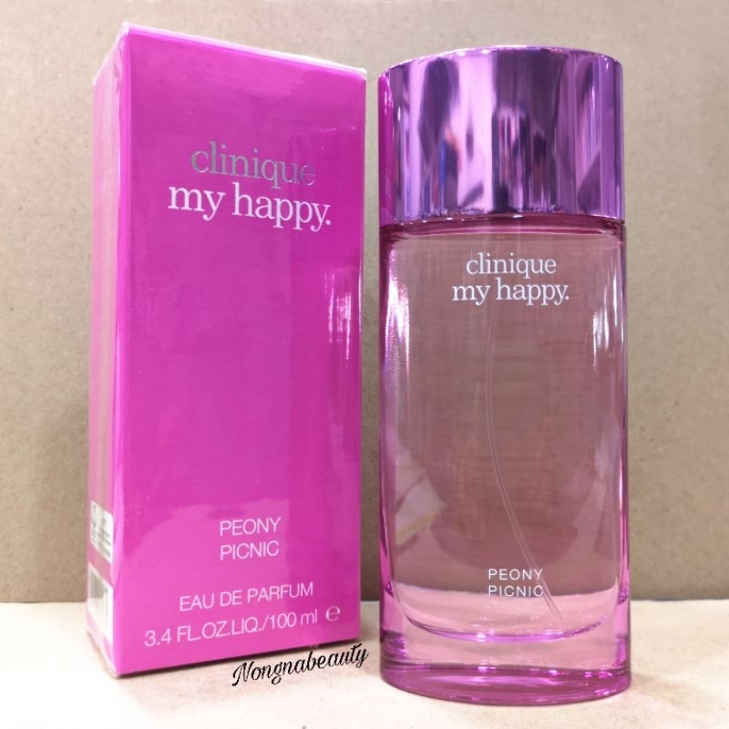 CLINIQUE My Happy Peony Picnic 100ml น้ำหอมผู้หญิงกลิ่นหอมของมวลดอกไม้ ...