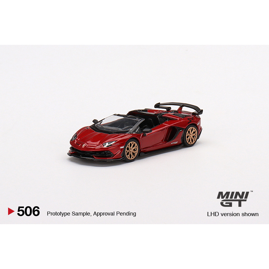 MINI GT No.506 Lamborghini Aventador SVJ Roadster Rosso Efesto RHD ...