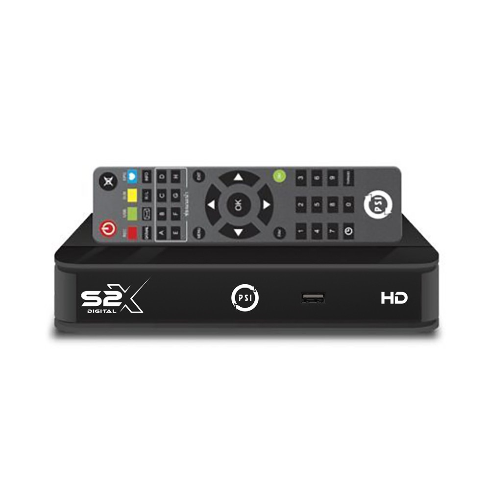 1 เครื่อง PSI S2X ผลิตใหม่ xx/06/2024 กล่องรับสัญญาณดาวเทียม รุ่น S2X ...