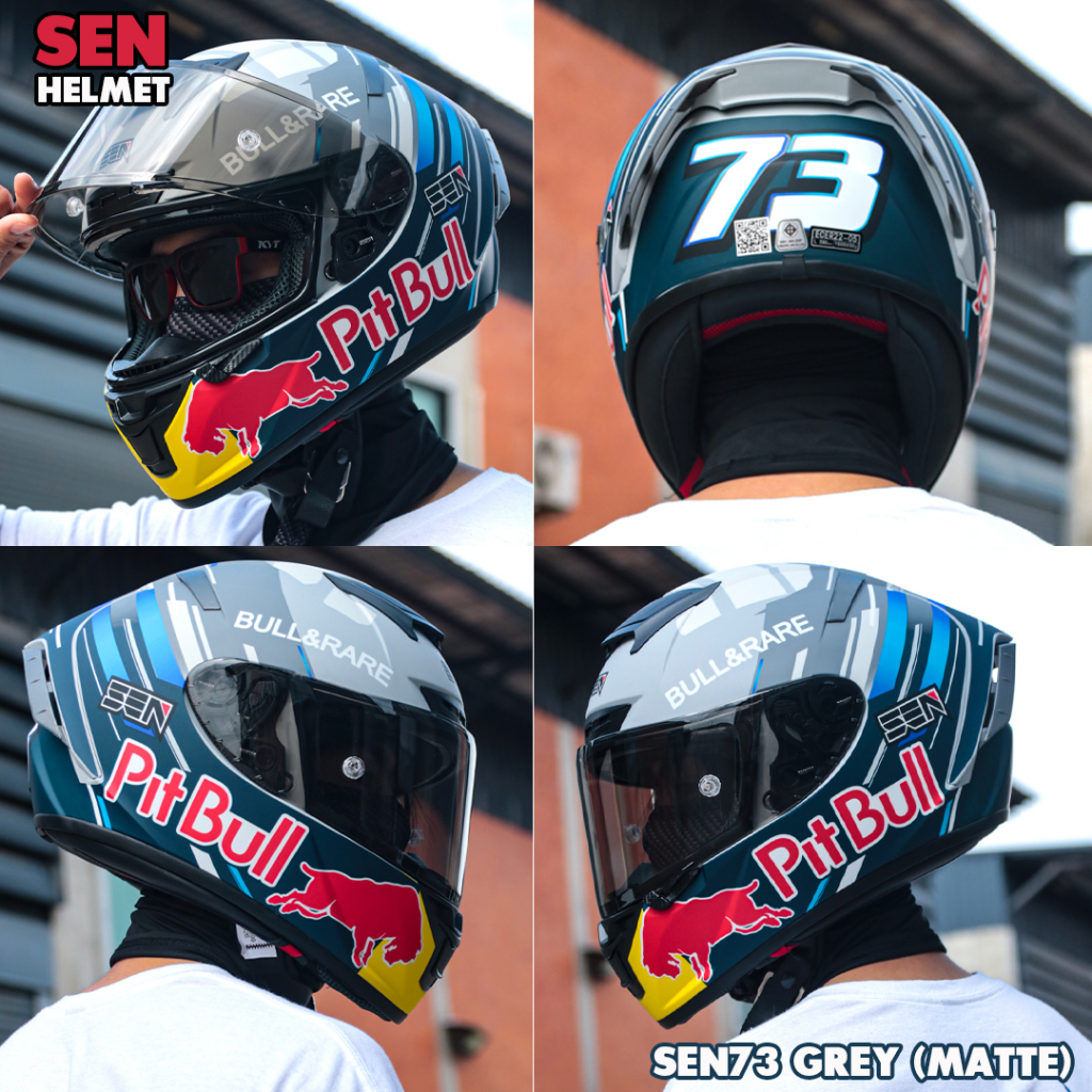 SENSHO หมวกกันน็อค Sen Helmet หมวกกันน็อคเต็มใบรูปทรงสปอร์ต ใหม่ล่าสุด ...