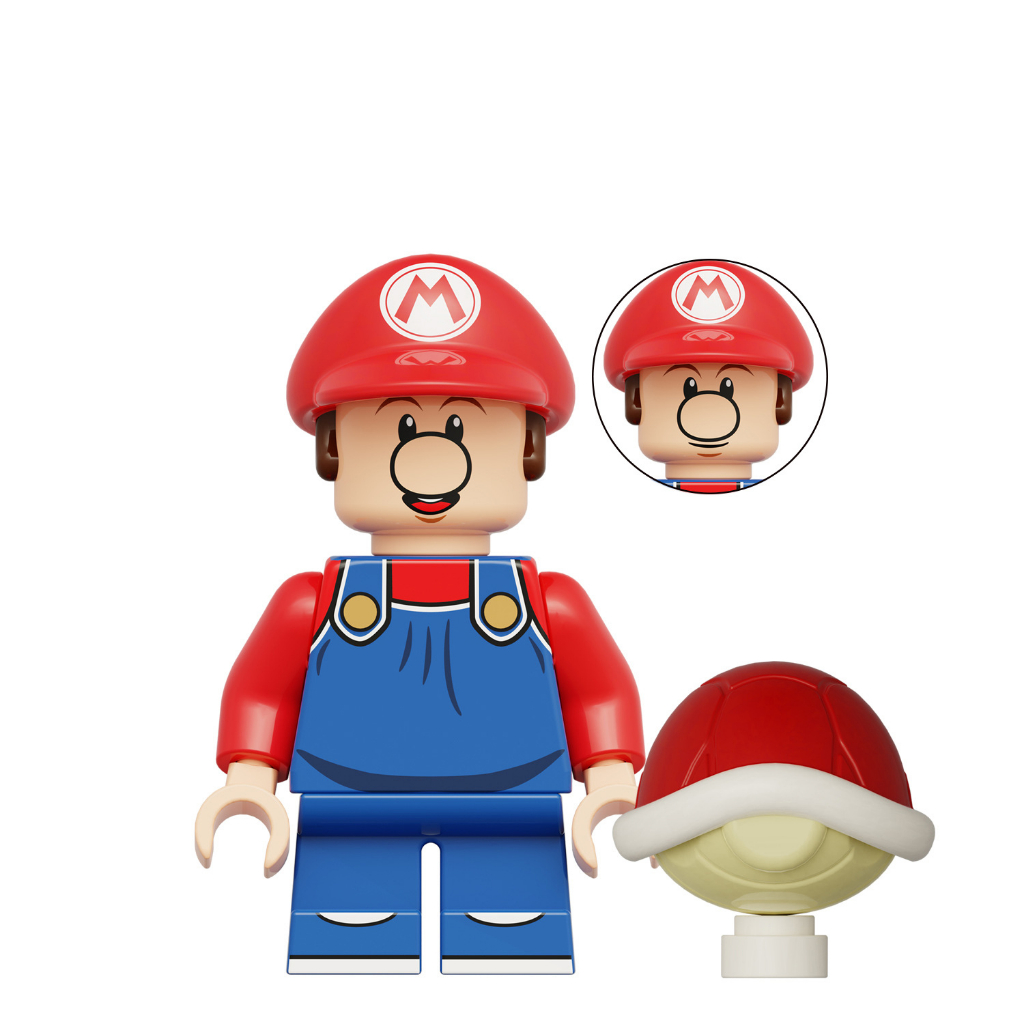 บล๊อกตัวต่อ มาริโอ ของเล่นตัวต่อ Super Mario Minifigures | Shopee Thailand