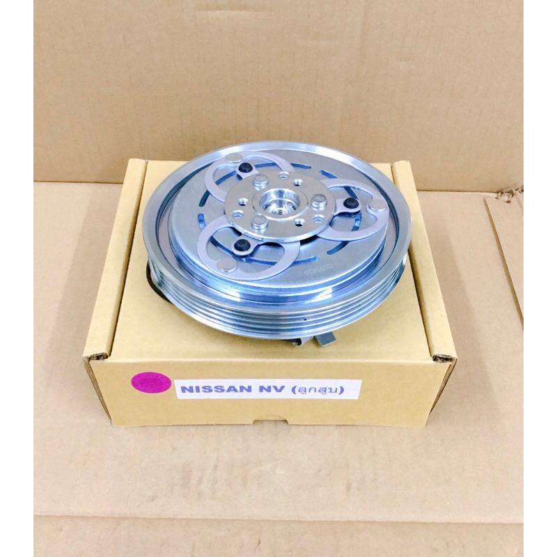 หน้าคลัชคอมแอร์ นิสสัน NV คอมลูกสูบ คลัชคอมแอร์ NISSAN SENTRA NV ชุดคล ...