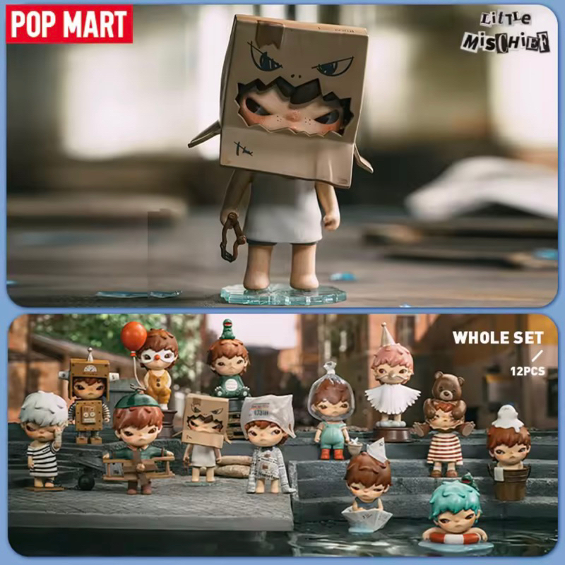 (ยกกล่อง) กล่องสุ่ม Blindbox POP MART Hirono Little Mischief Series ...
