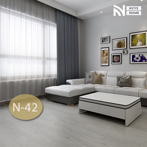 NuveHome_[5ตรม./กล่อง] กระเบื้องยางลายไม้แบบมีกาวในตัว ความหนา 1.8-2มิล สไตล์เตอร์ลอฟท์minimal ...