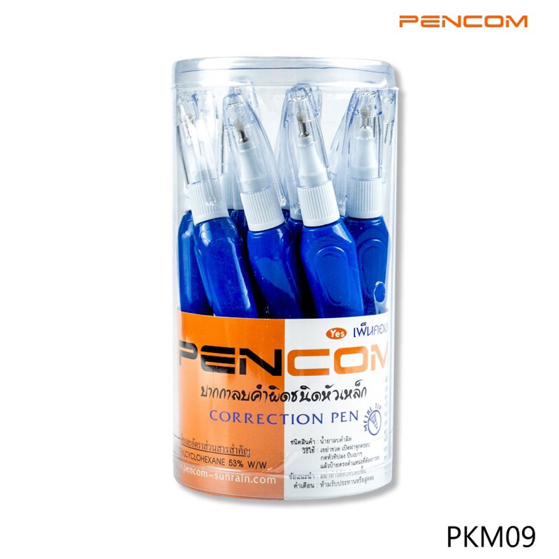 ลิควิด Pencom PKM09 น้ำยาลบคำผิดหัวเหล็ก Correction Pen | Shopee Thailand