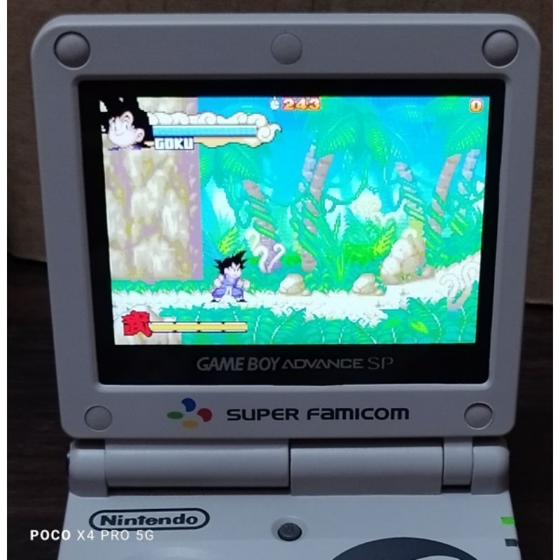 เครื่องเกม Gameboy Advance SP GBA SP จอ IPS ลาย Super Famicom สภาพใหม่ๆ ...