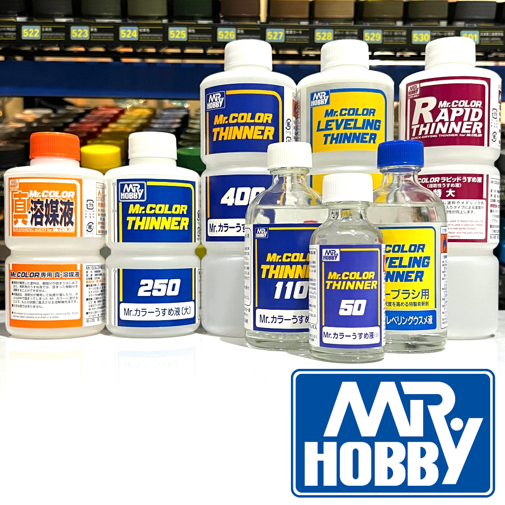 Mr.COLOR THINNER & LEVELING THINNER 400ml ทินเนอร์ผสมสี กันดั้ม กันพลา ...