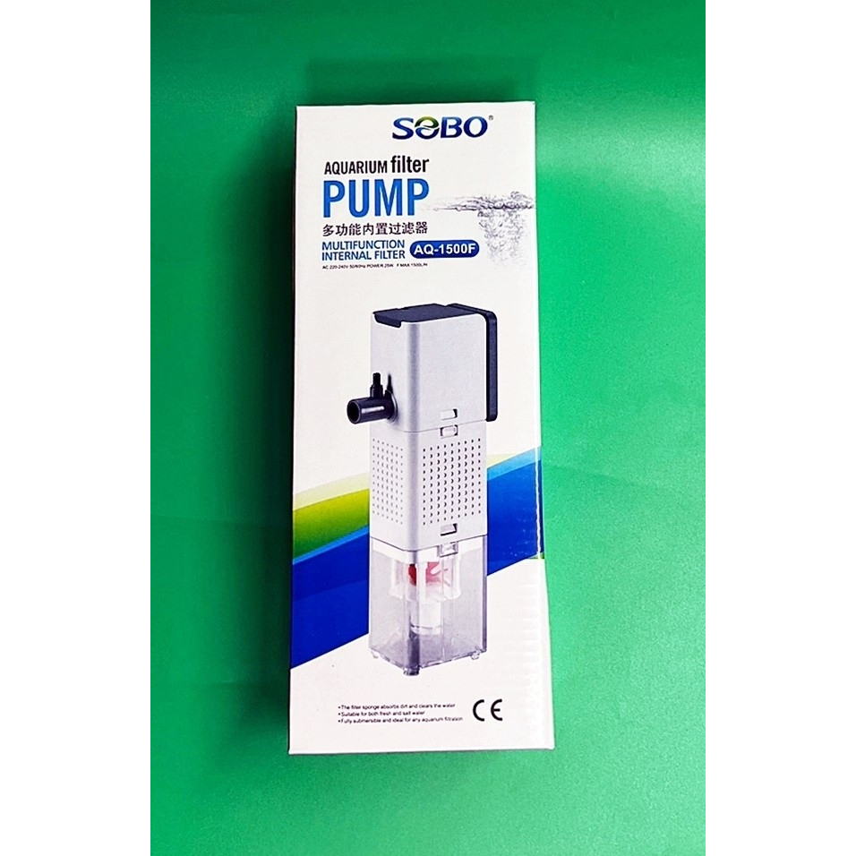 ปั๊มน้ำพร้อมกระบอกกรอง SOBO AQ-500F ,AQ-1000F ,AQ-1500F ,AQ-2000F | Shopee Thailand