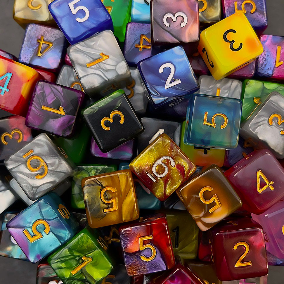 ลูกเต๋า D20 & สุ่มหลายแบบ Random DICE D4 D6 D8 D10 D12 D20 D100 (1ลูก ...