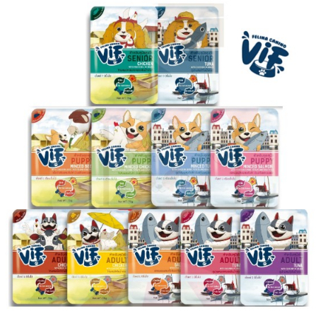 Felina Canino VIF อาหารเปียกสำหรับสุนัข | Shopee Thailand