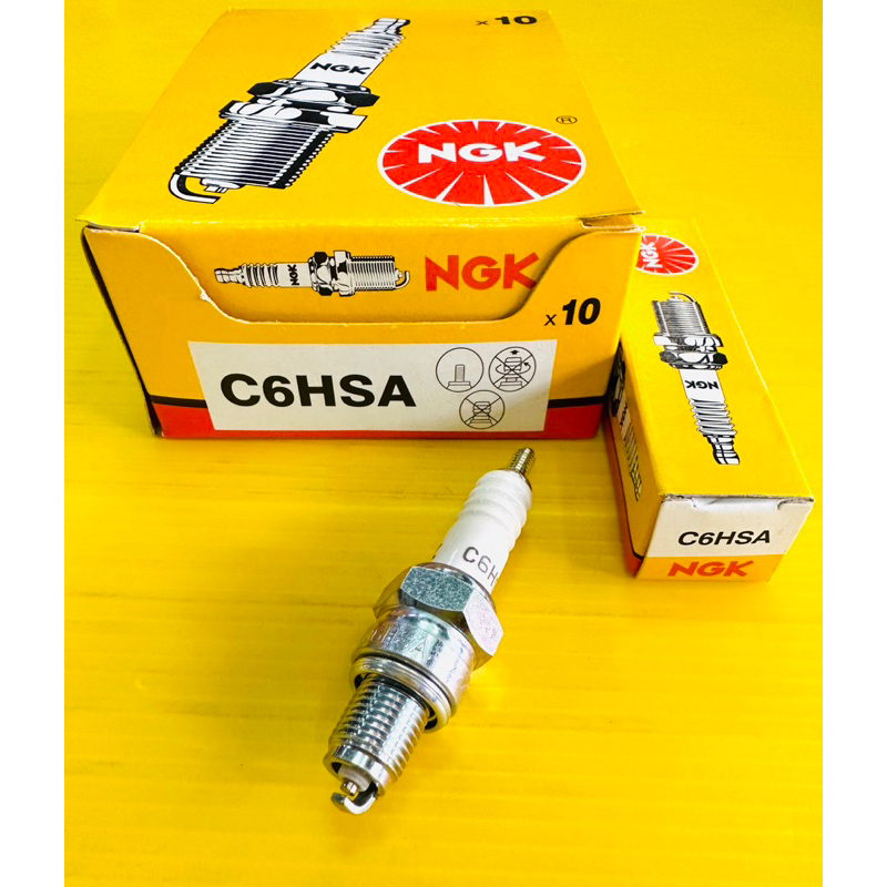 หัวเทียน wave c6hsa ngkแท้100% หัวเทียน c6hsa หัวเทียน dream mio fino ...