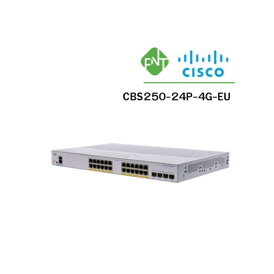 Switch Cisco CBS250 Smart 24-port GE, 4x1G SFP - CBS250-24T-4G-EU ...
